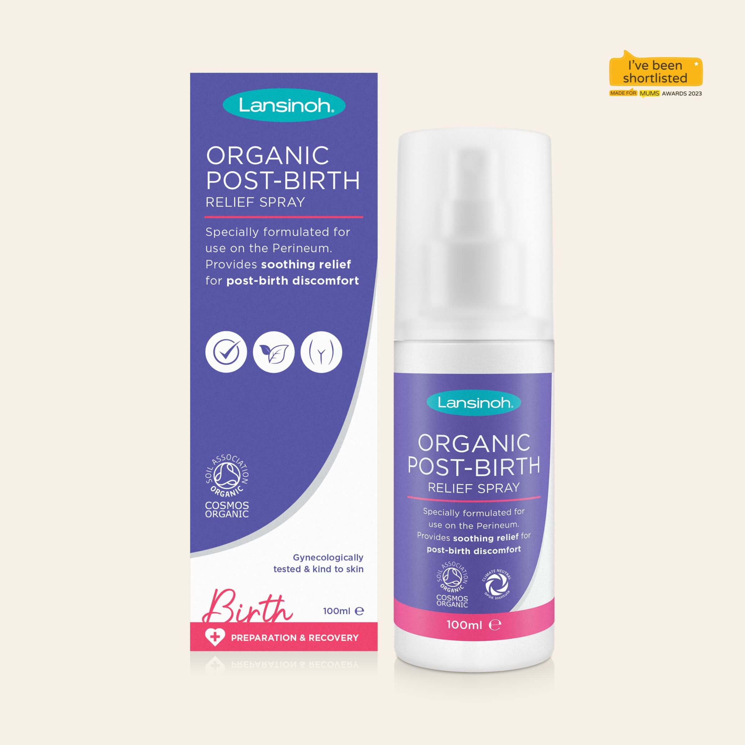 Organic Post-Birth Relief Spray – Lansinoh IE